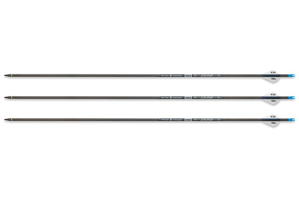 3 PACK CARBON SAVAGE ARROWS ID6.2 350 - 30" BLAZER